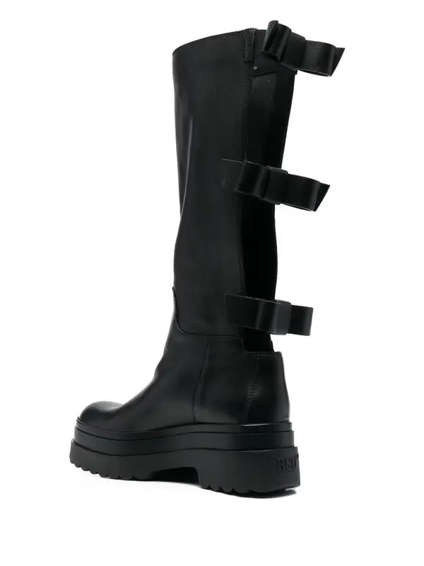 Red Valentino Bow-embellished Knee-high Boots