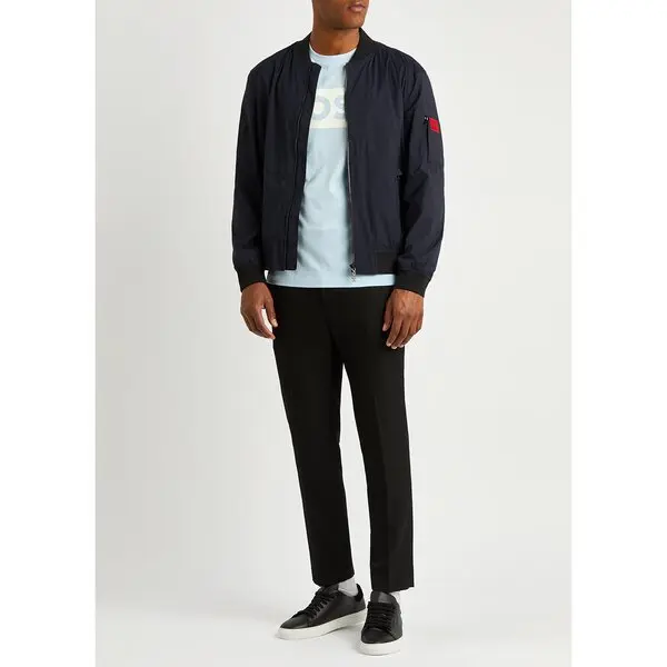 Hugo Logo Stretch-shell Bomber Jacket
