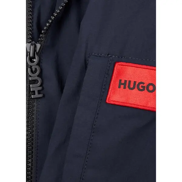Hugo Logo Stretch-shell Bomber Jacket