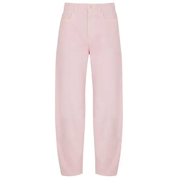 WANDLER Chamomile Light Barrel-leg Jeans