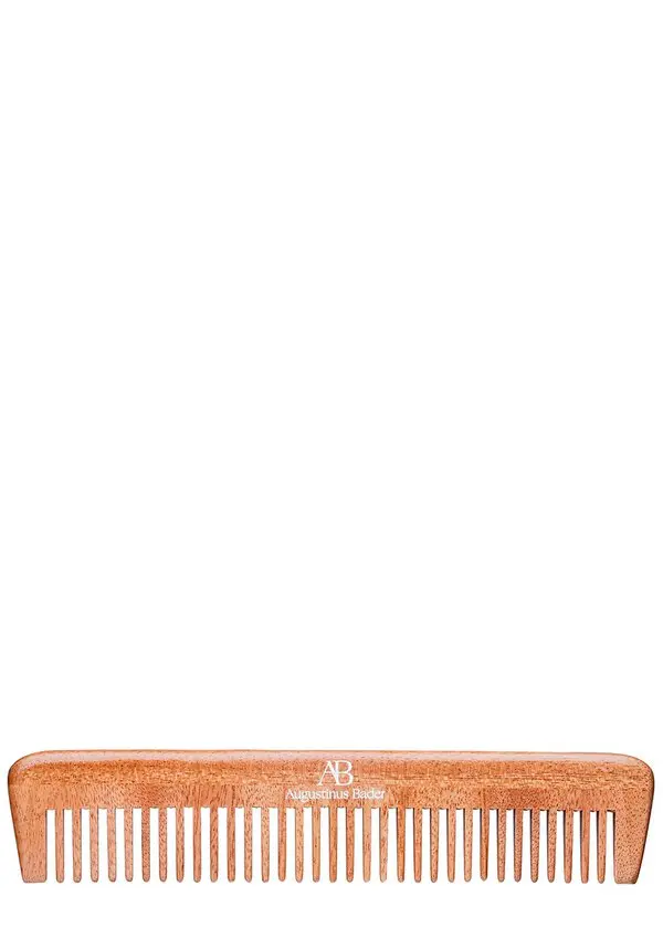 Augustinus Bader Neem Comb, Styling, Wood, Boost Your Scalp And Hair Health, Wide Tooth - Na