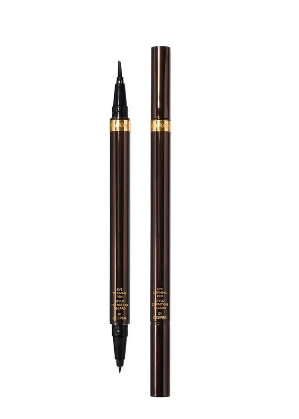TOM FORD Eye Defining Pen, Eyeliner, Deeper, Liquid, Seductive Eye, Dual-ended Liquid Liner, Blackest Shade Of Black, Precision - N/a