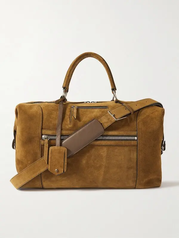 METIER Vagabond Suede Holdall - Brown