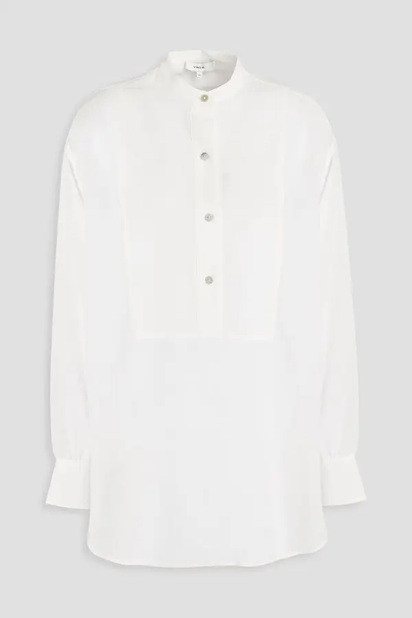 Vince Cottongeorgette Blouse - White