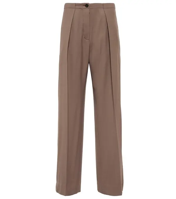 Acne Studios Pleated Wide-leg Pants