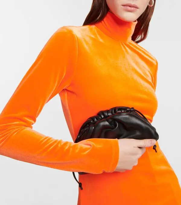 Victoria Beckham Velvet Turtleneck Top