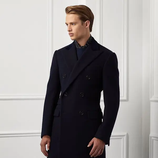 Ralph Lauren Kent Handmade Cashmere Topcoat - Navy