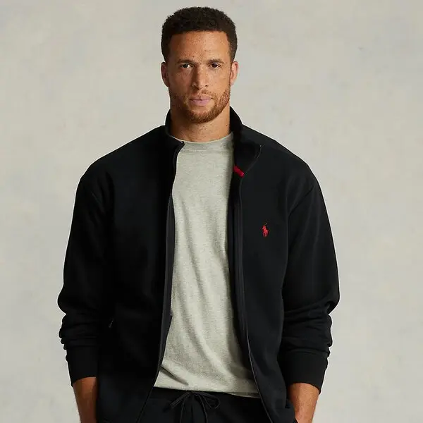 Ralph Lauren Double-knit Track Jacket - Polo Black