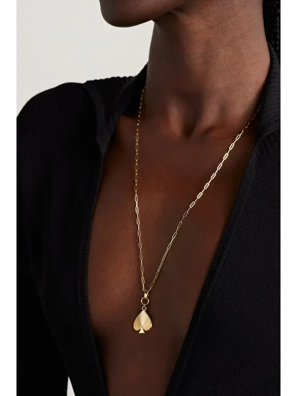 FOUNDRAE Reverie Spade 18-karat Necklace