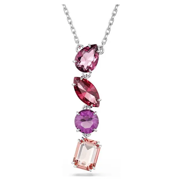 SWAROVSKI Gema Y Necklace - Pink
