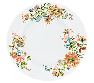 ELAMA Spring Bloom 16-piece Round Porcelain Din Nerware Set