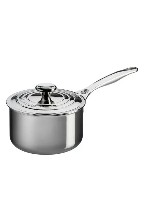 LE CREUSET 3-quart Stainless Steel Saucepan With Lid - Stanless Steel
