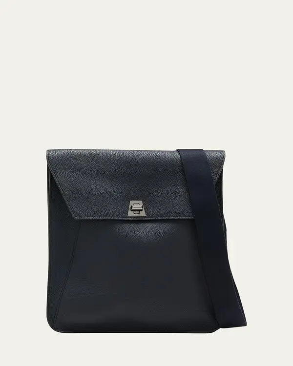 Akris Anouk Calfskin Medium Messenger Bag - Denim
