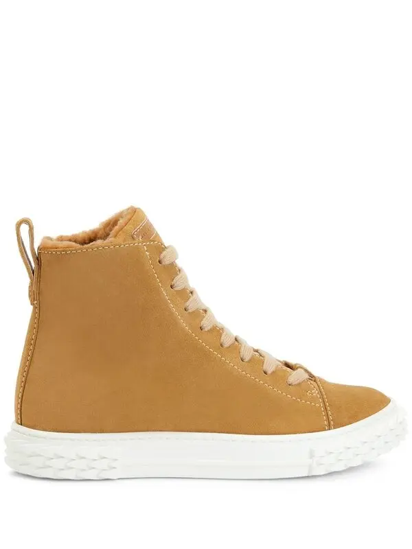 GIUSEPPE ZANOTTI Ecoblabber High-top Sneakers - Brown