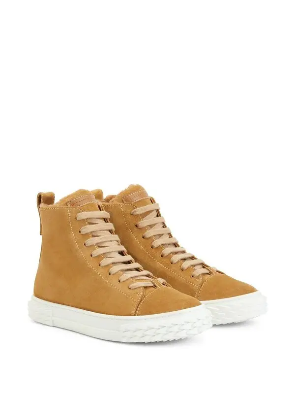 GIUSEPPE ZANOTTI Ecoblabber High-top Sneakers - Brown