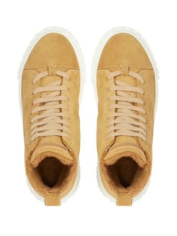 GIUSEPPE ZANOTTI Ecoblabber High-top Sneakers - Brown