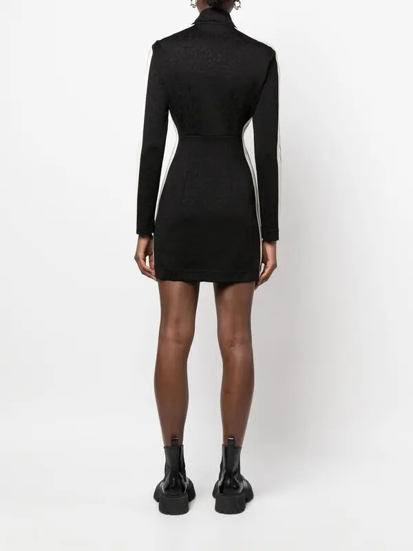 Palm Angels Leopard Track Mini Dress