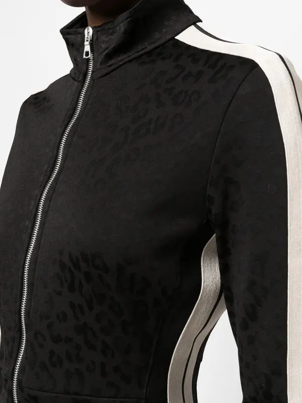 Palm Angels Leopard Track Mini Dress