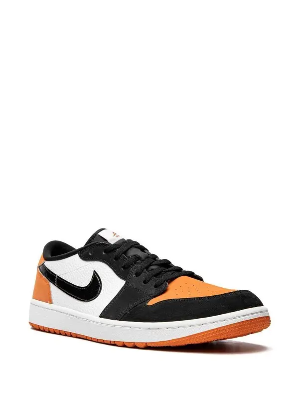 JORDAN Air 1 Retro Low Golf Sneakers - Black
