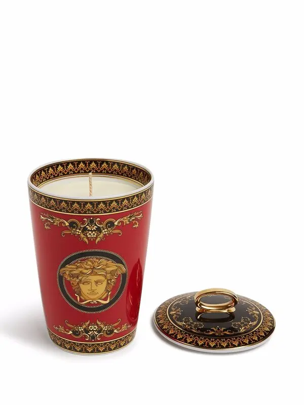 Versace Medusa Scented Candle Set - Red