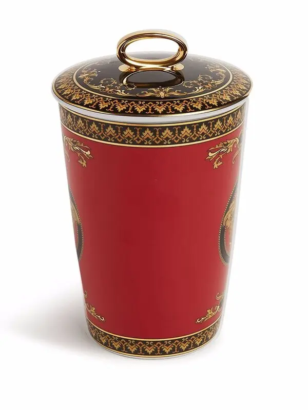Versace Medusa Scented Candle Set - Red