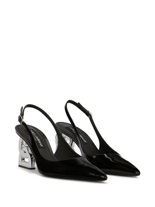 Dolce & Gabbana 3.5 Patent Leather Slingback Pumps
