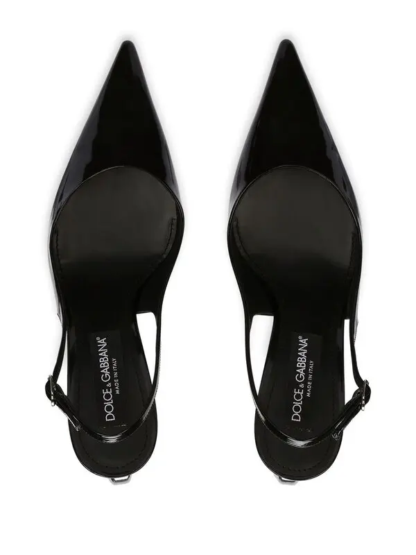 Dolce & Gabbana 3.5 Patent Leather Slingback Pumps