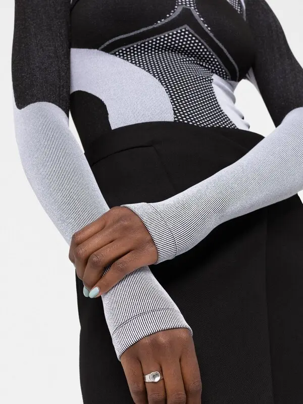 MISBHV Mock-neck Layer Top
