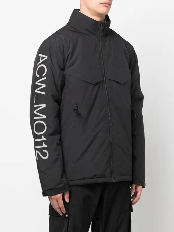 A-COLD-WALL* Logo-print Zipped Jacket