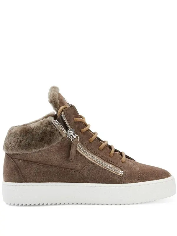 GIUSEPPE ZANOTTI Kriss Winter High-top Sneakers - Brown