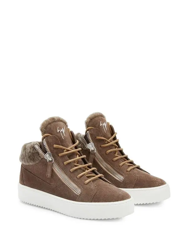 GIUSEPPE ZANOTTI Kriss Winter High-top Sneakers - Brown