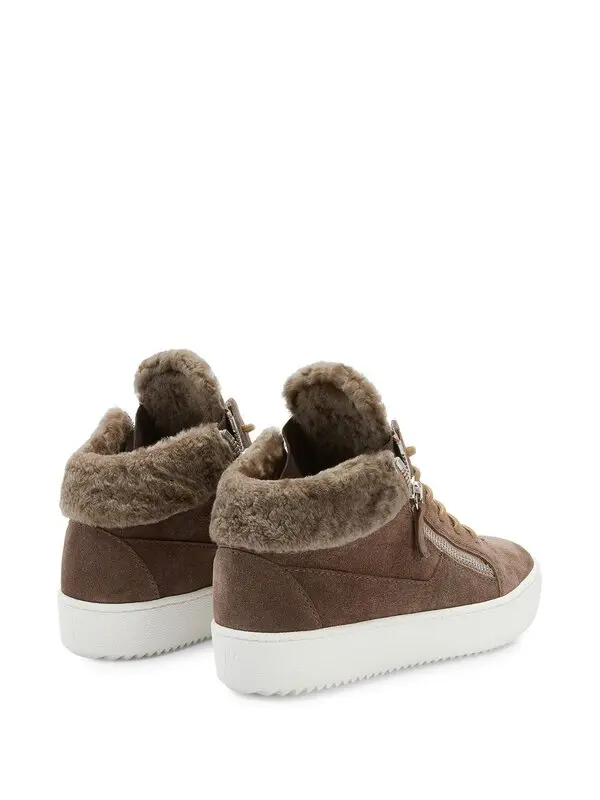 GIUSEPPE ZANOTTI Kriss Winter High-top Sneakers - Brown