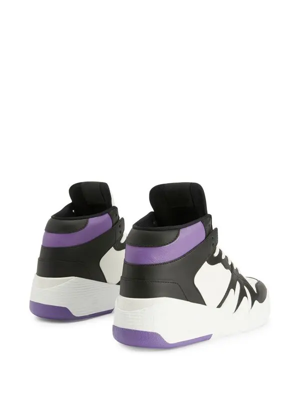 GIUSEPPE ZANOTTI Talon High-top Sneakers - Purple