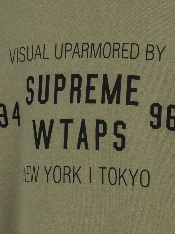 Supreme X Wtaps Crew-neck Sweatshirt