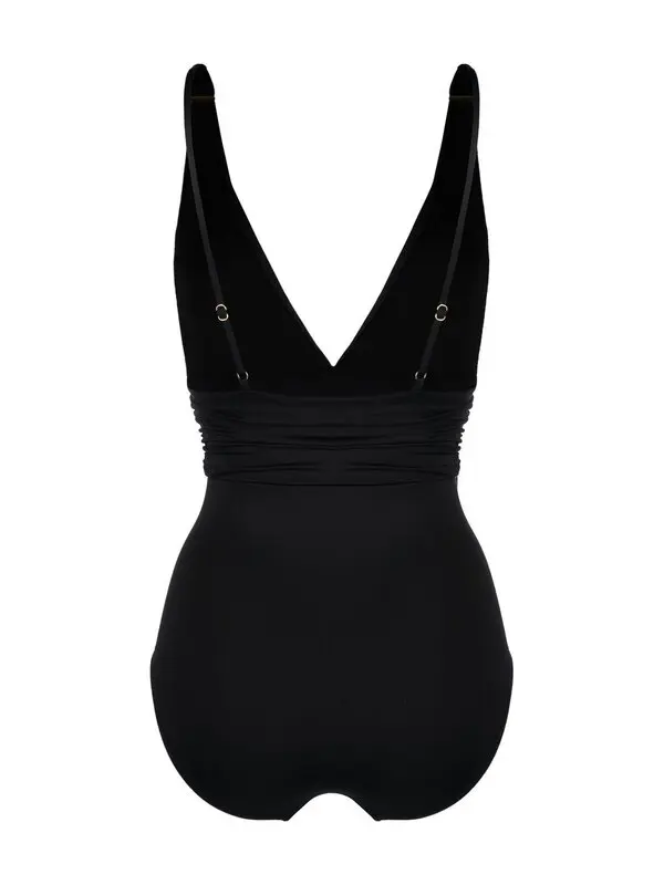 Melissa Odabash Panarea Ruched Swimsuit - Black