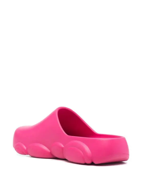 Moschino Embossed Mules - Pink