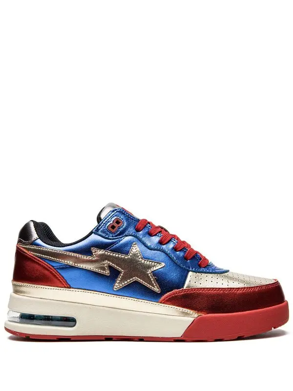 A BATHING APE Road Sta M1 Low Top Sneakers - Blue