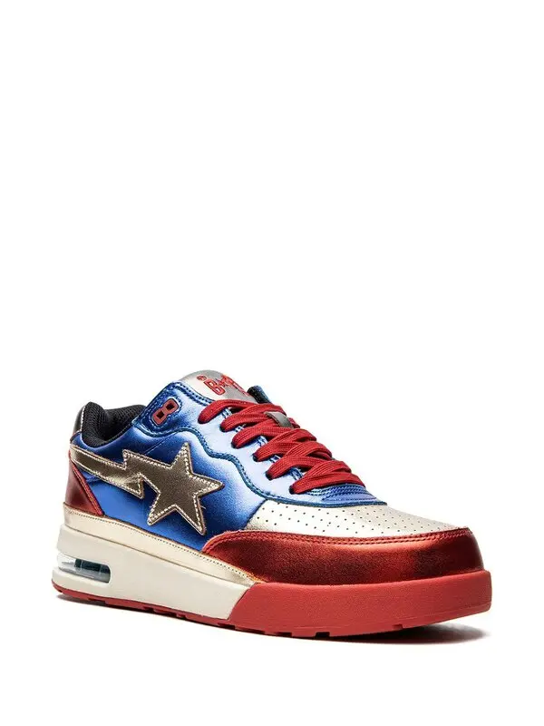 A BATHING APE Road Sta M1 Low Top Sneakers