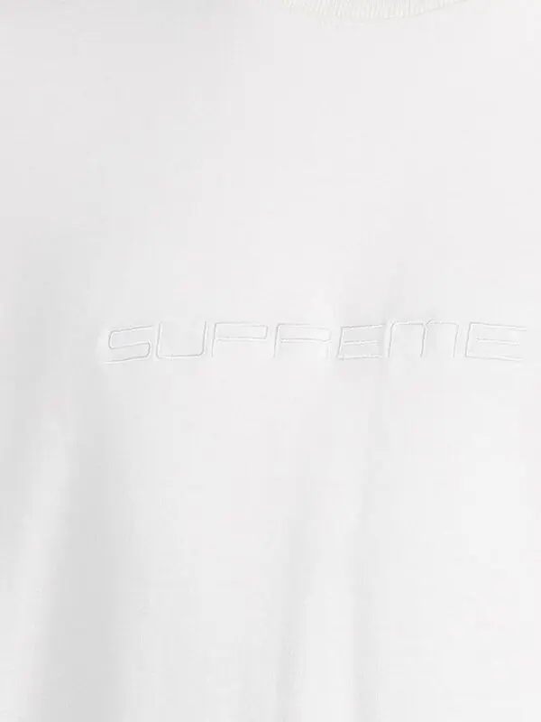 Supreme Embroidered Logo Crew-neck Sweatshirt