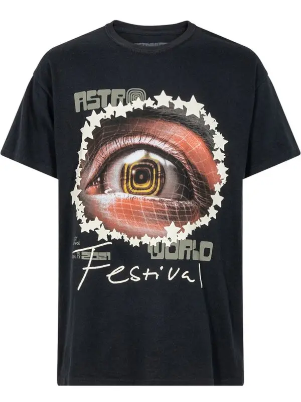 TRAVIS SCOTT Starry Eyed T-shirt - Black