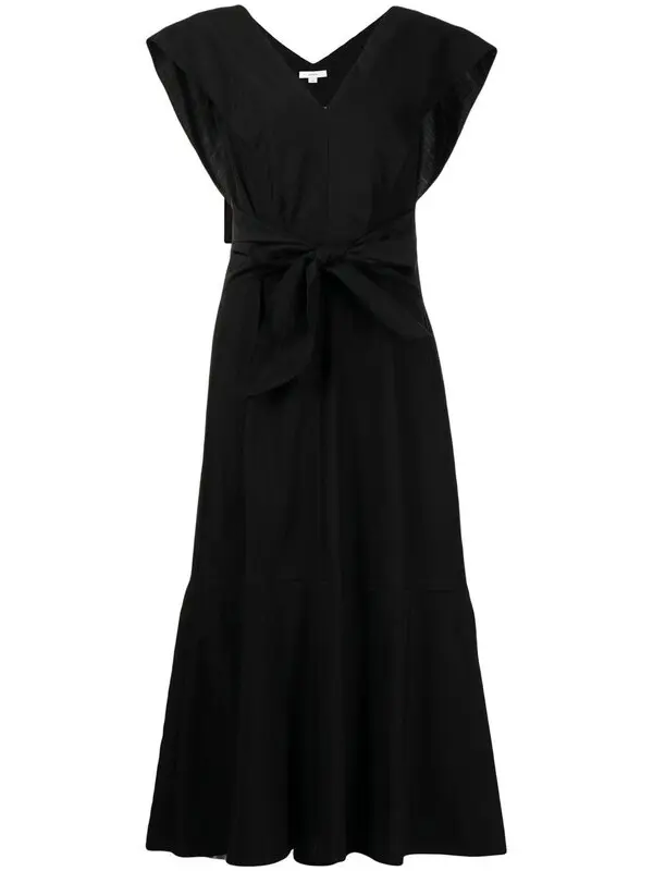Vince V-neck Midi Dress