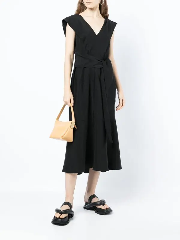 Vince V-neck Midi Dress