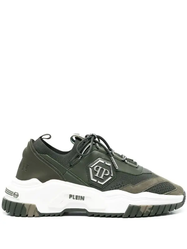 Philipp Plein Hexagon Low-top Sneakers - Green