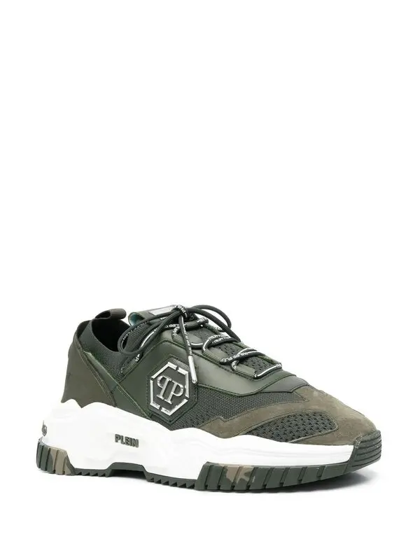 Philipp Plein Hexagon Low-top Sneakers - Green