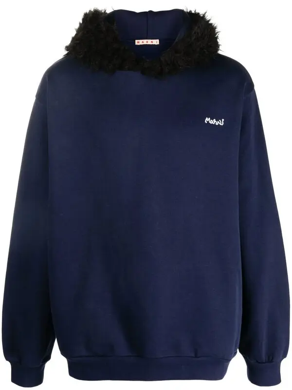 Marni Logo-embroidered Hoodie
