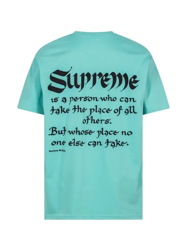 Supreme Person Crew Neck T-shirt - Blue