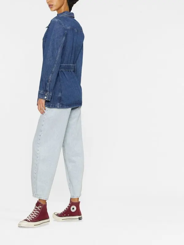 A.p.c. Belted Denim Jacket