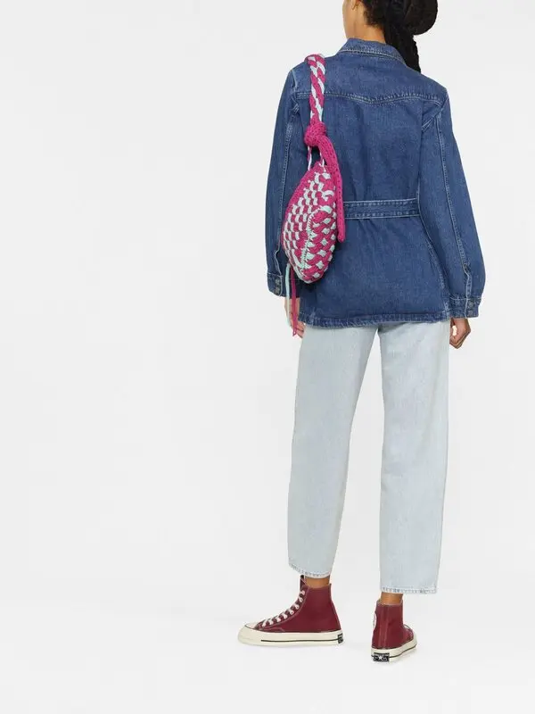 A.p.c. Belted Denim Jacket