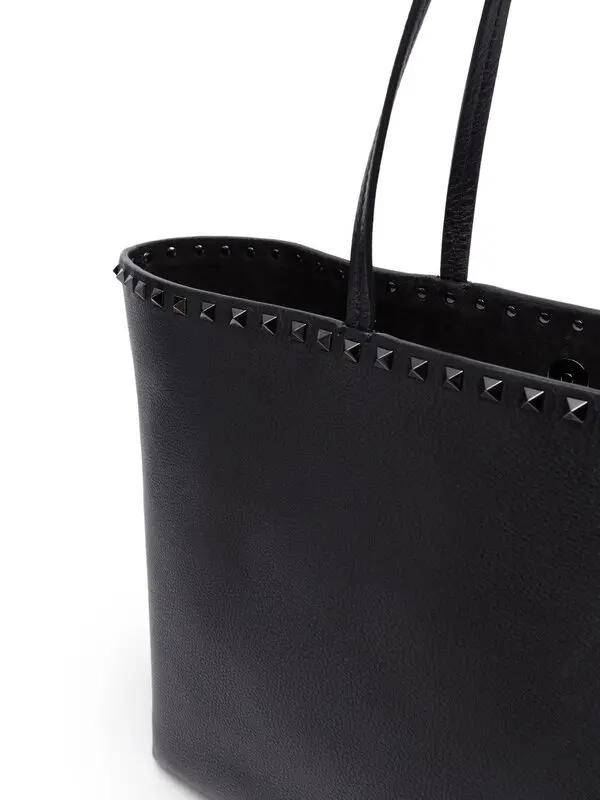 Valentino Garavani Large Rockstud Tote Bag - Black