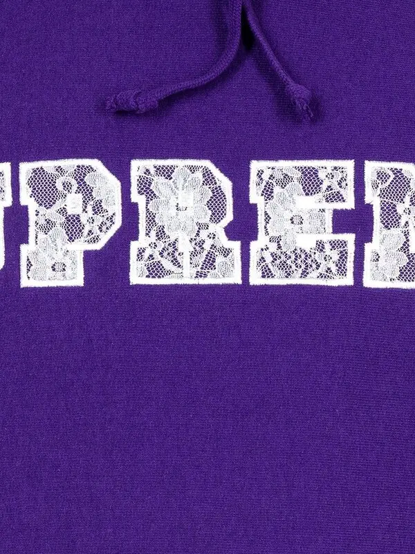 Supreme Lace Logo Hoodie